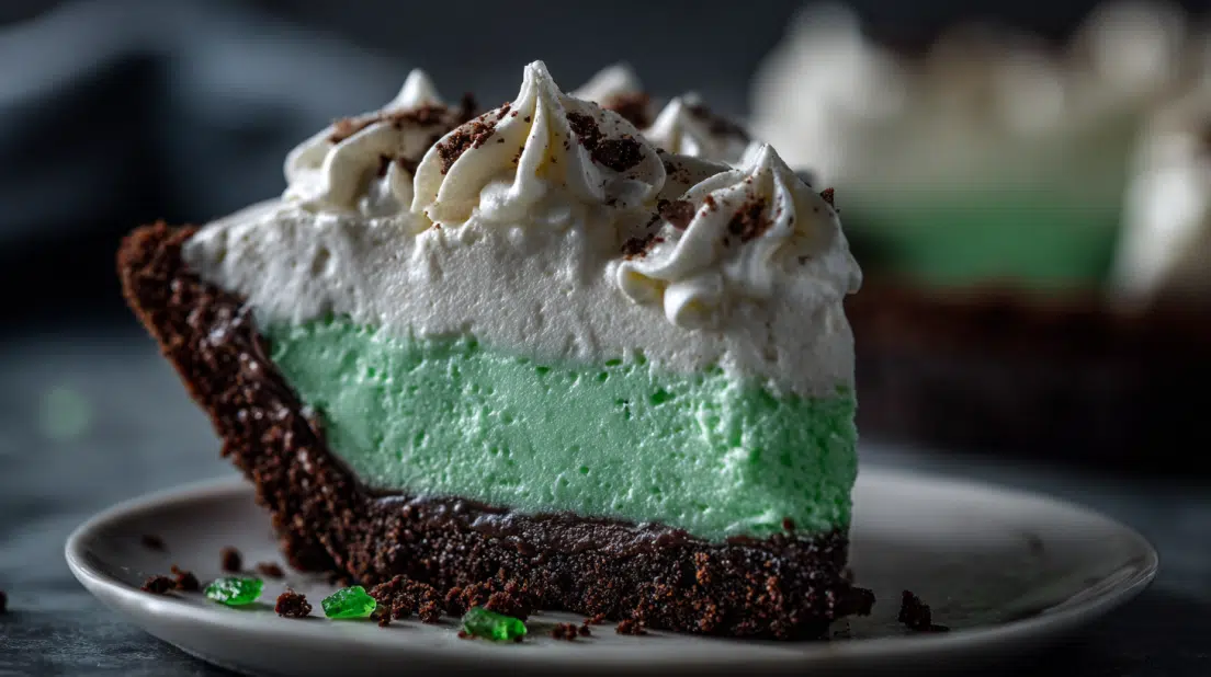 Shamrock Mint Milkshake Pie that's Perfect for Everyone